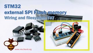 STM32: add SPI flash memory with FAT FS – Renzo Mischianti