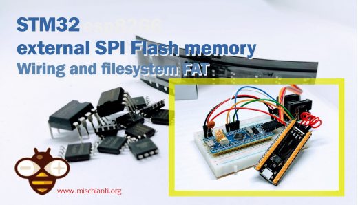 STM32: add SPI flash memory with FAT FS – Renzo Mischianti